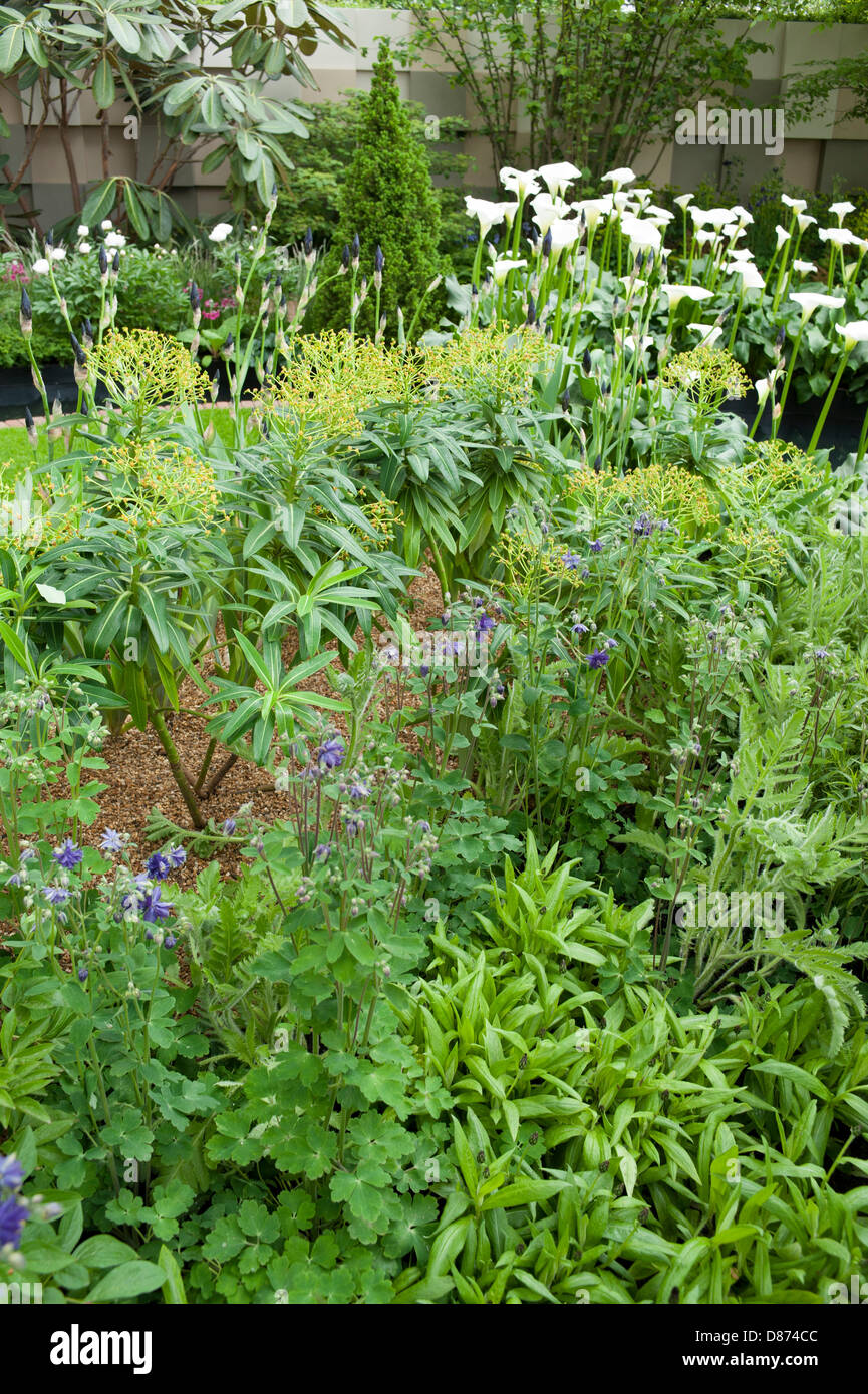 London, UK. 20th May 2013. The East Village Garden designed by Marie ...