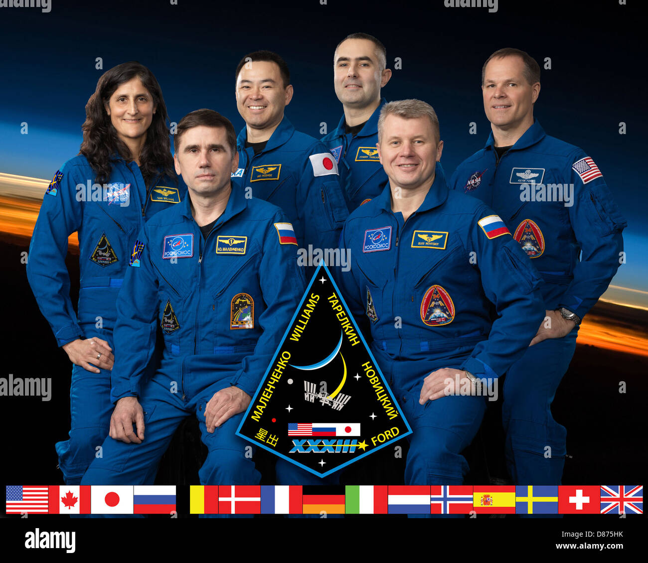 Expedition 33 crew portrait.jpg Stock Photo - Alamy