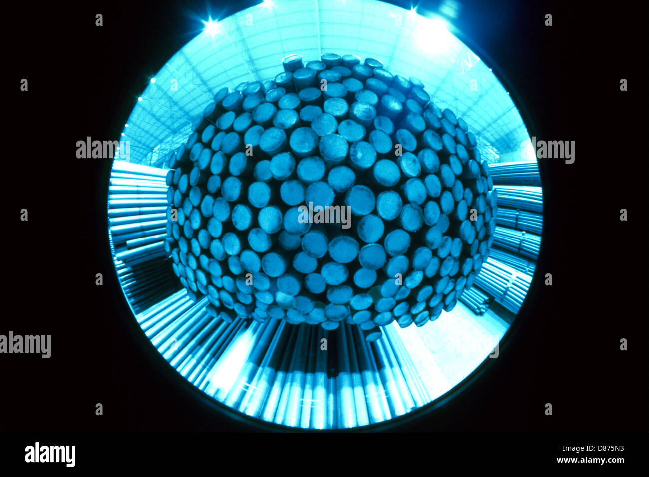 Steel Rods England UK Stock Photo - Alamy