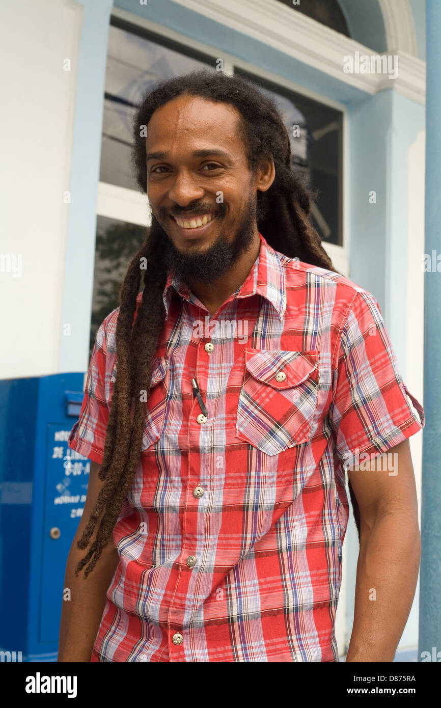 Cuban Rasta. People in east Cuba are mostly black Stock Photo - Alamy