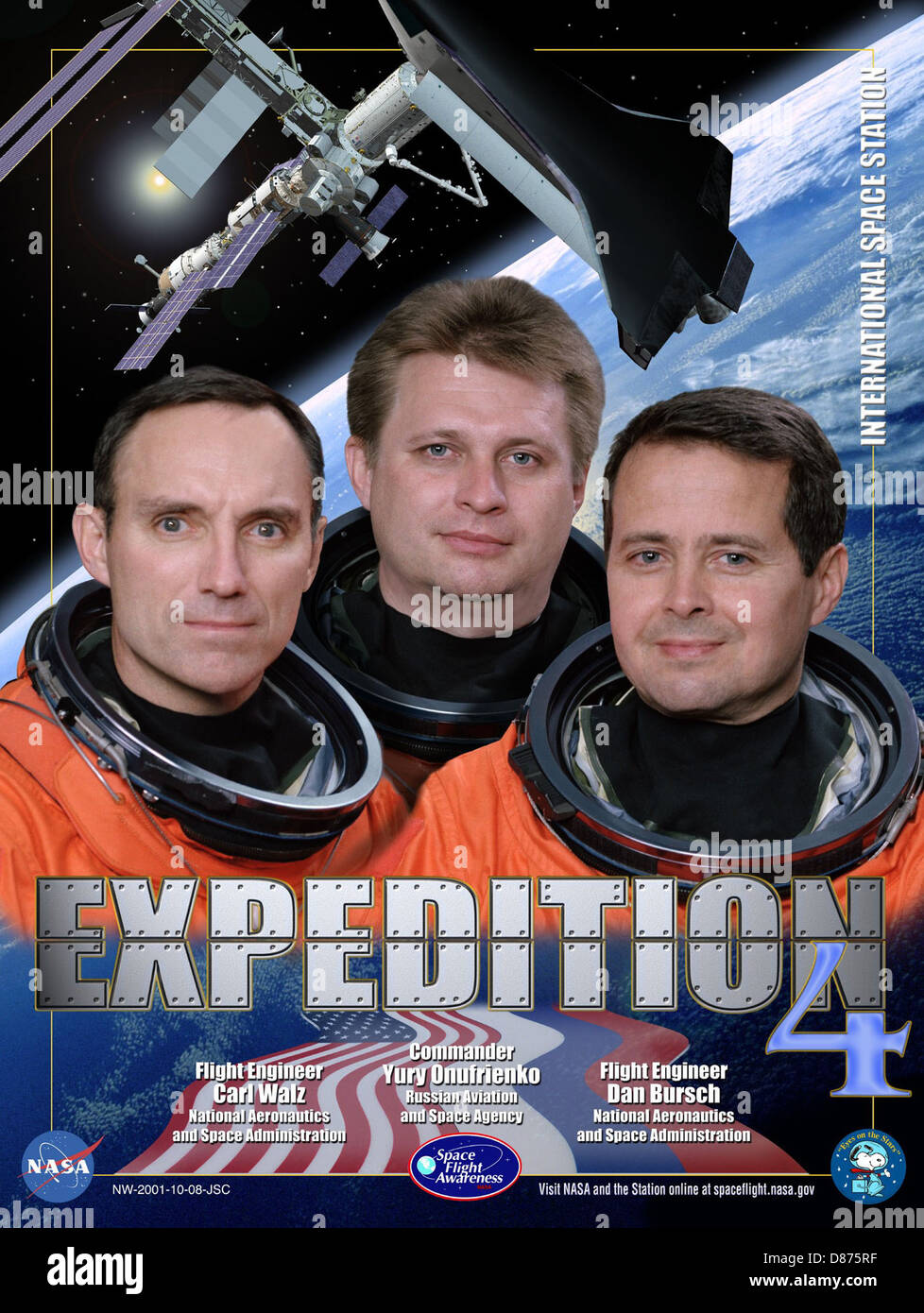 Expedition 4 crew poster.jpg Stock Photo - Alamy