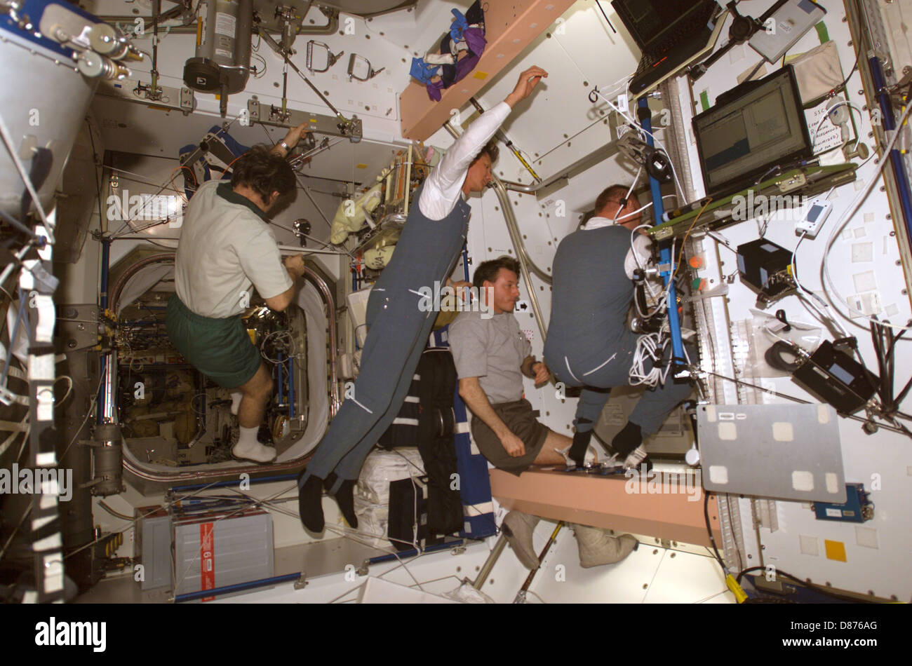 The International Space Station (ISS) orbits Earth, capturing high ...