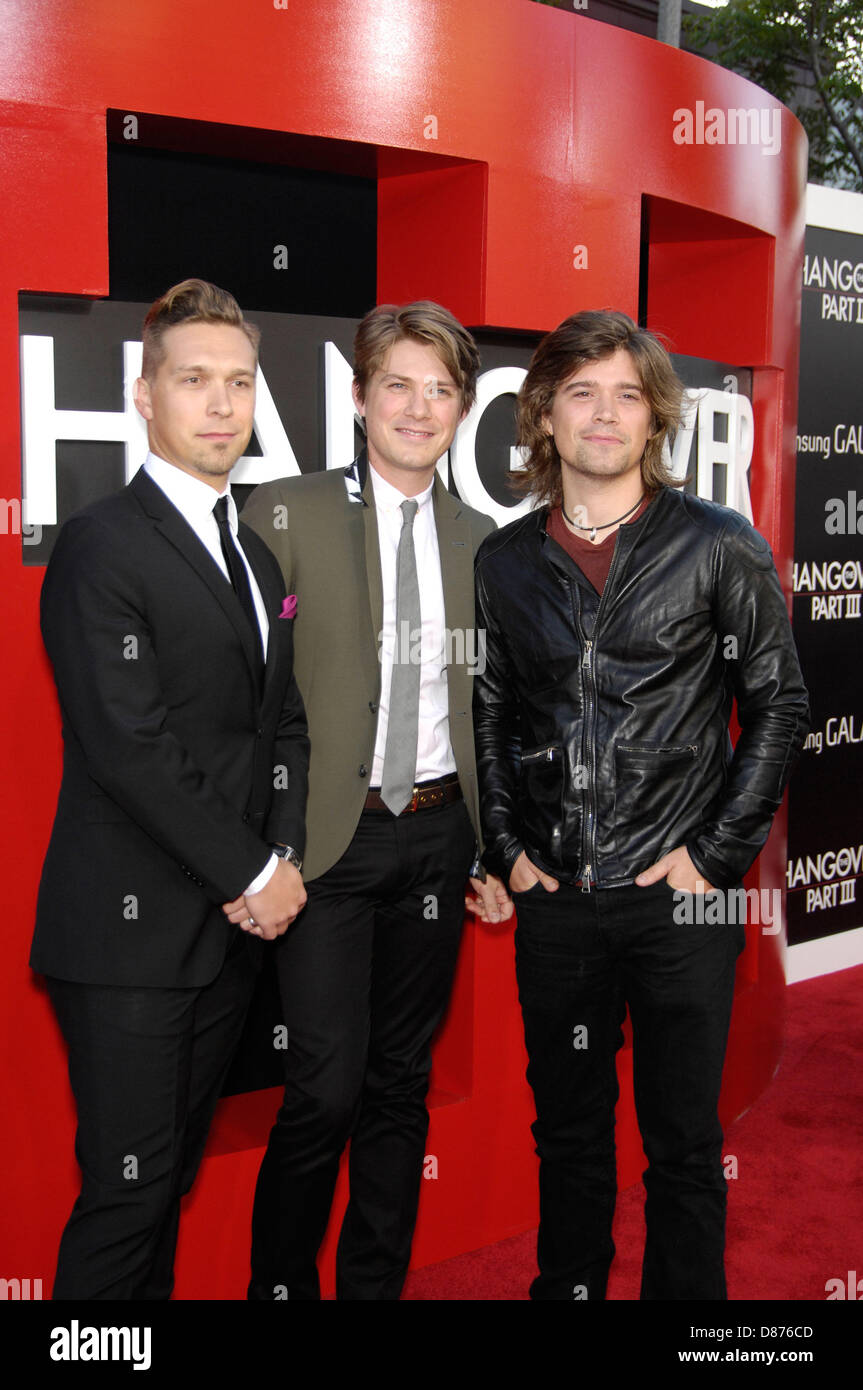 Hollywood, California, USA. 20th May 2013. Hanson during the premiere ...