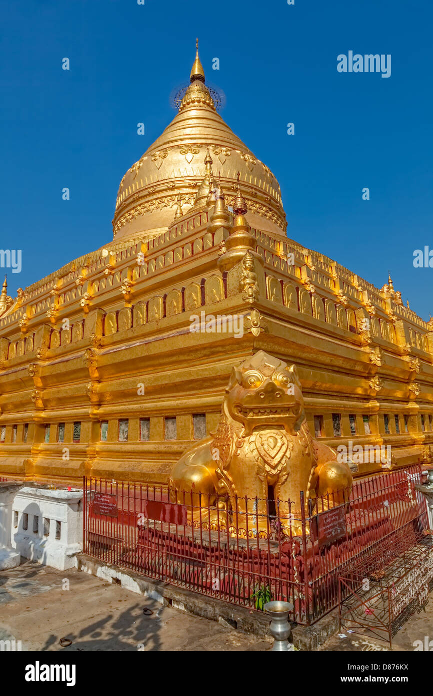 The Shwezigon Pagoda Stock Photo - Alamy