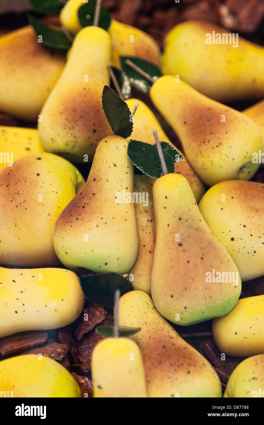 Germany, Hamburg, Pear shaped marzipan, close up Stock Photo - Alamy