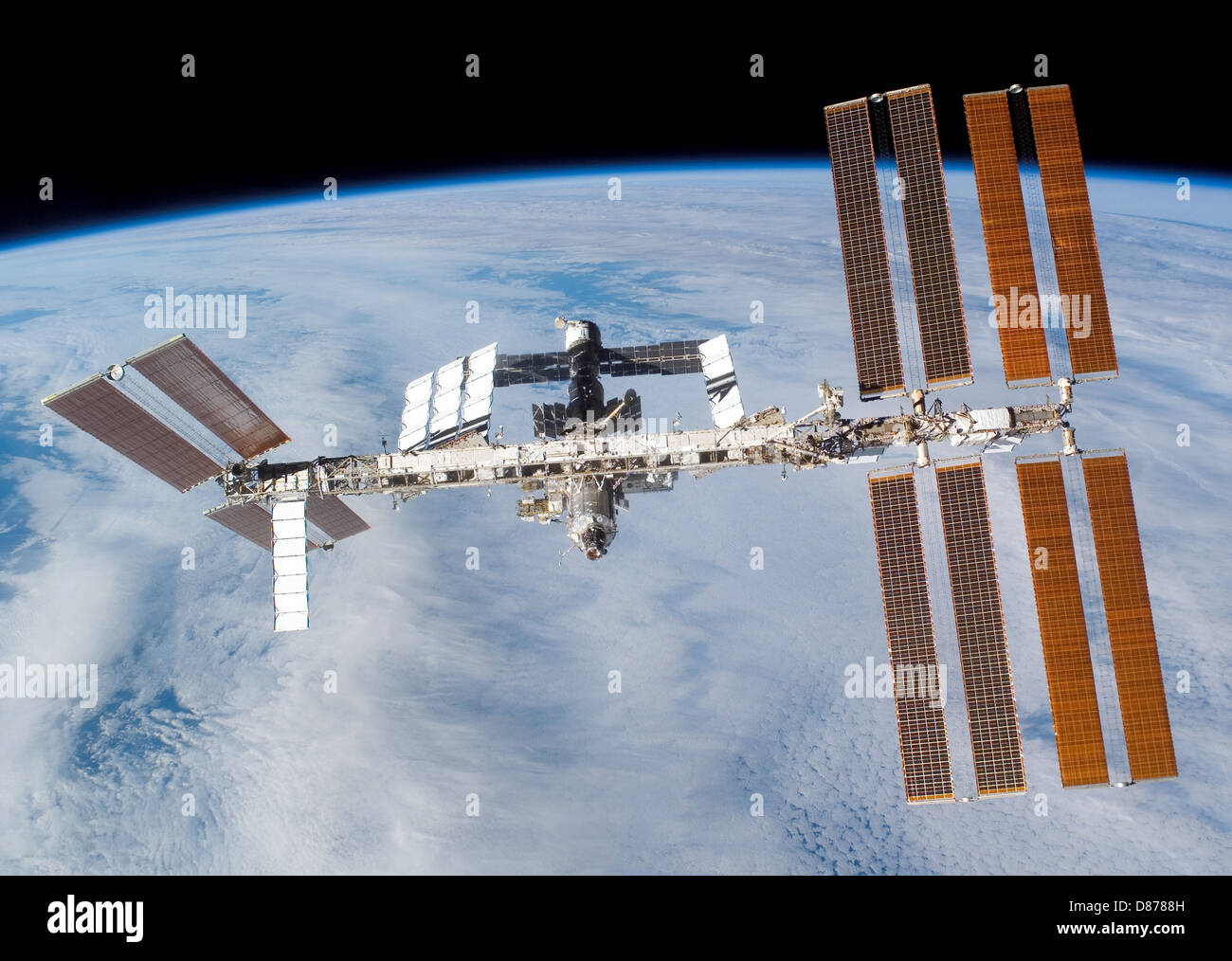 This image shows the International Space Station (ISS) after the ...