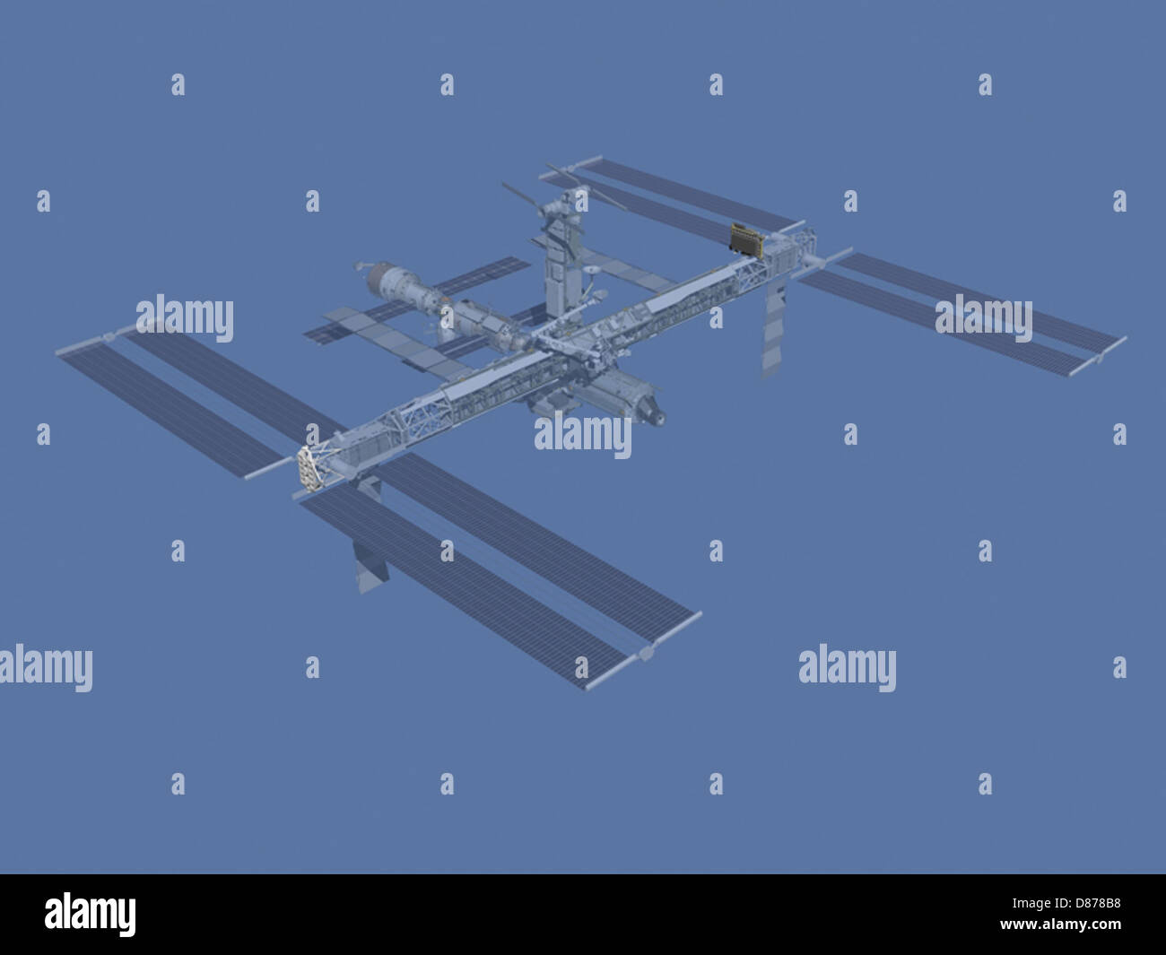 This image shows the International Space Station (ISS) following the ...