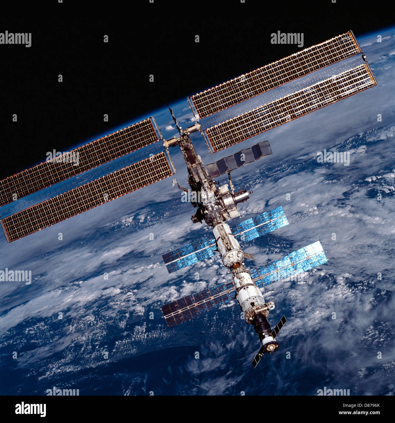 The International Space Station (ISS) is captured in a photo on August ...