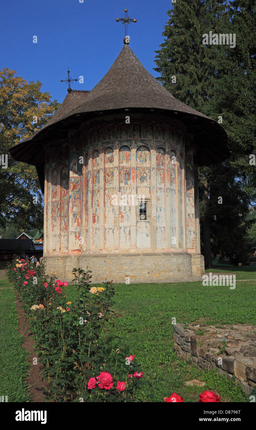 Humor Monastery located in Manastirea Humorului, about 5 km north of ...