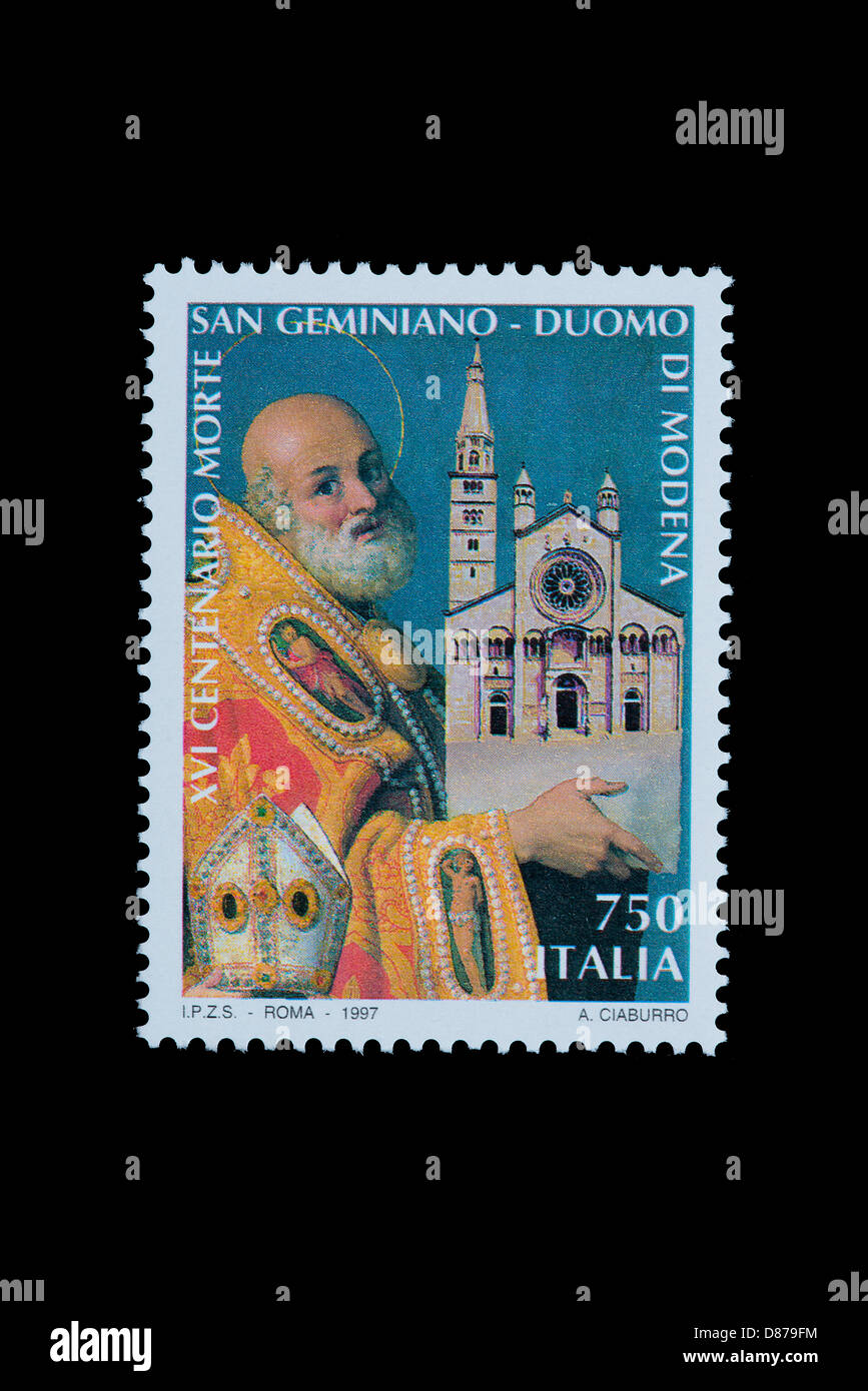 the Modena Cathedral in an italian stamp Stock Photo - Alamy