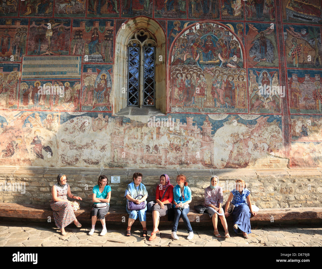 Humor Monastery located in Manastirea Humorului, about 5 km north of ...