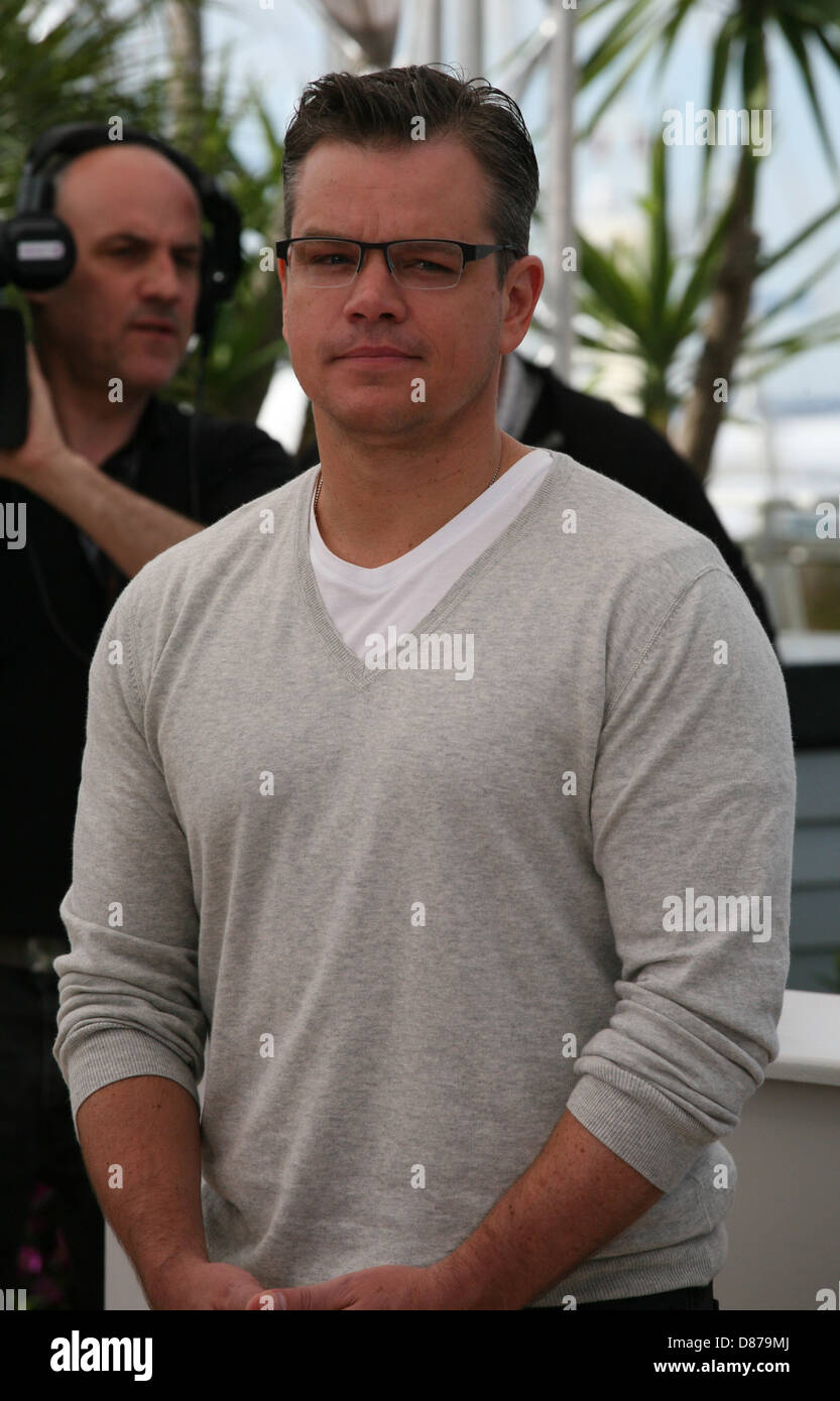 Cannes, France. 21st May 2013. Actor Matt Damon at the ‘Behind The ...
