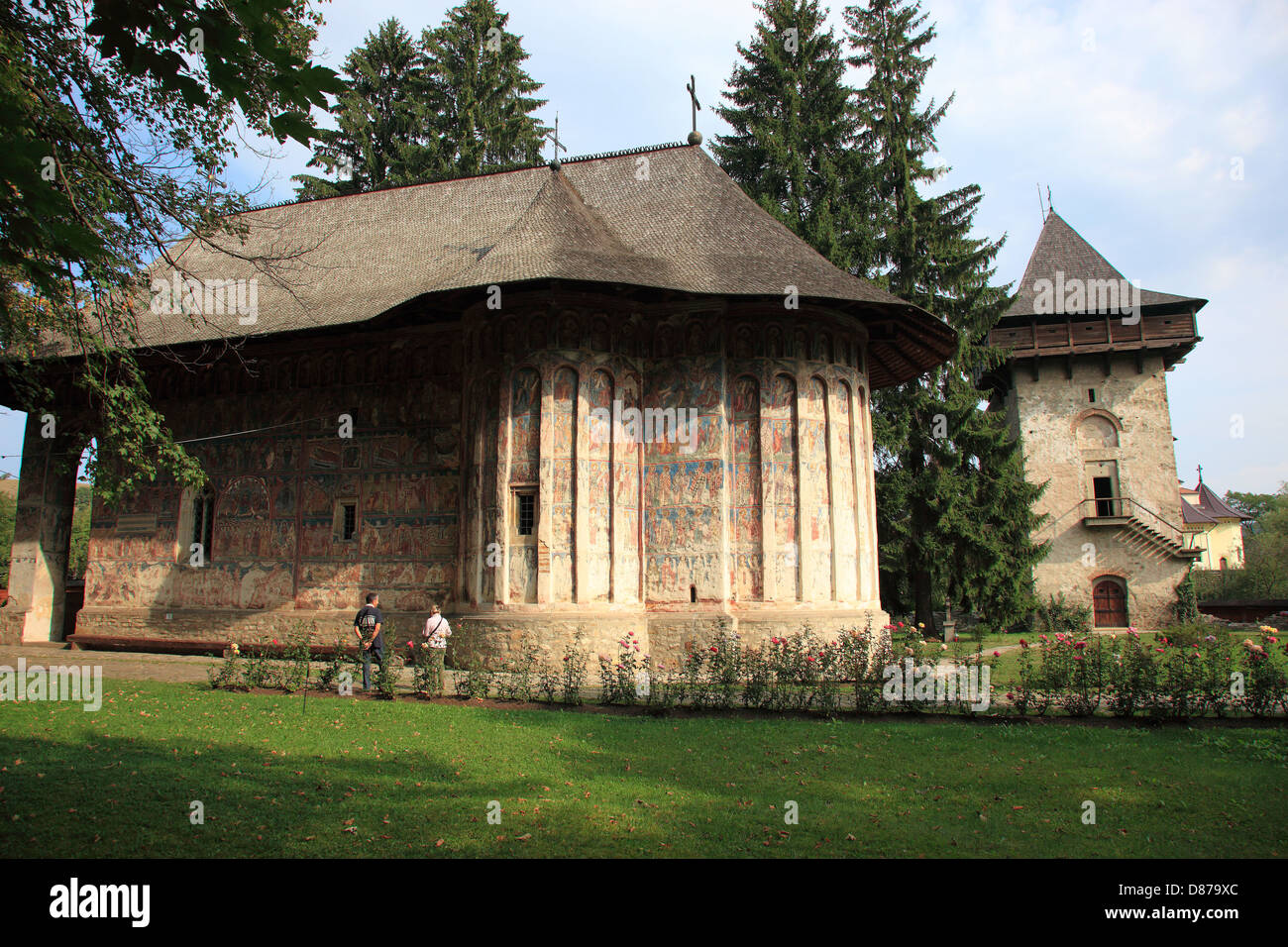 Humor Monastery located in Manastirea Humorului, about 5 km north of ...