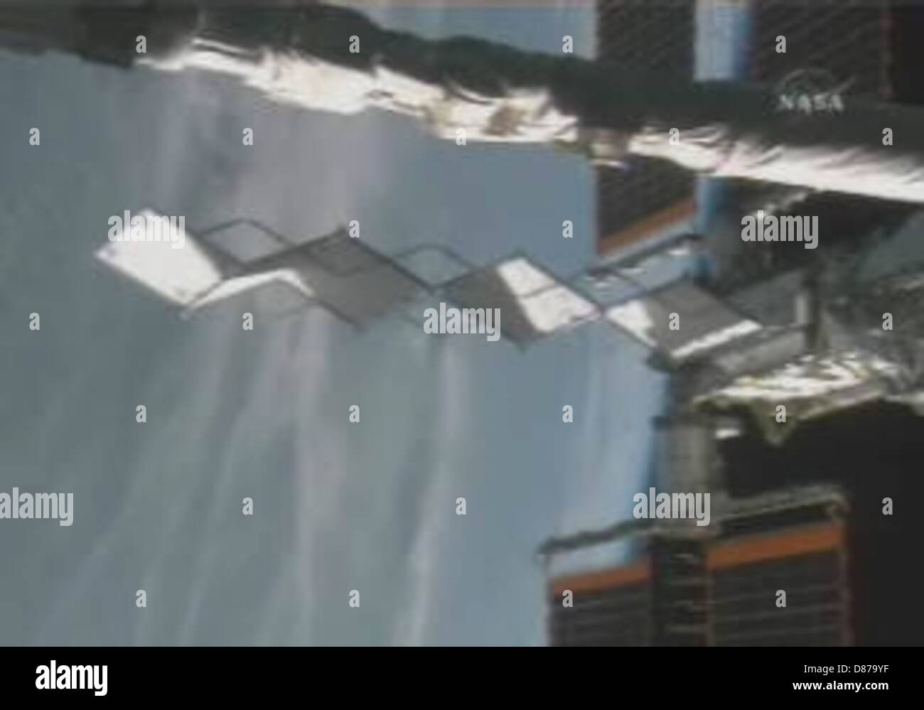 The P4 radiator on the International Space Station (ISS) unfolds as ...