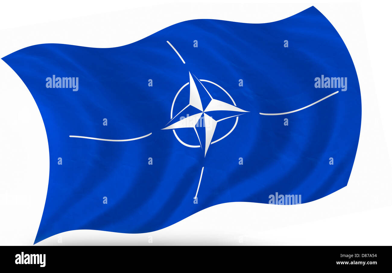 Nato flag hi-res stock photography and images - Alamy
