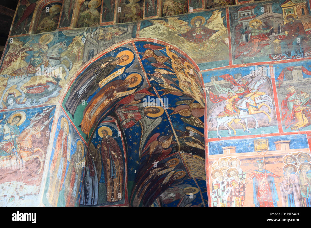 Humor Monastery located in Manastirea Humorului, about 5 km north of ...