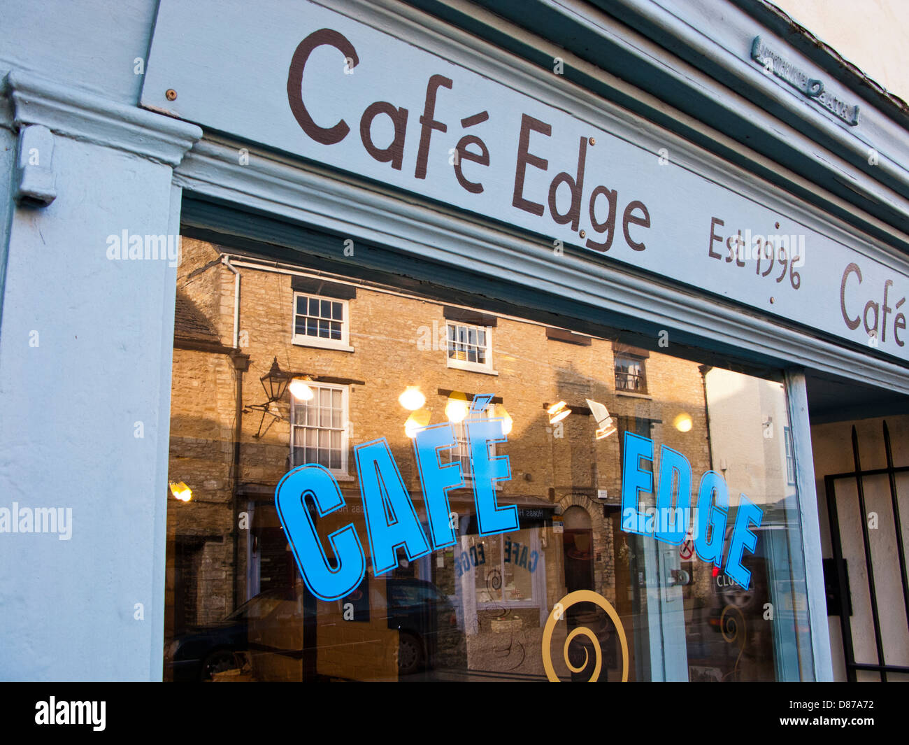 Cafe Edge in Tetbury, Gloucestershire, England, UK Stock Photo - Alamy