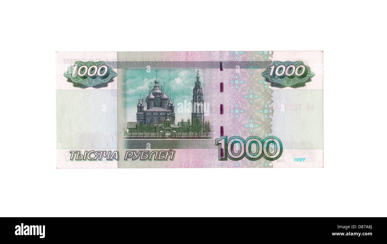 1000 roubles Cut Out Stock Images & Pictures - Alamy