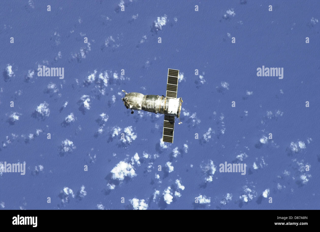 The Progress M-48 spacecraft, part of the Russian Progress cargo ...