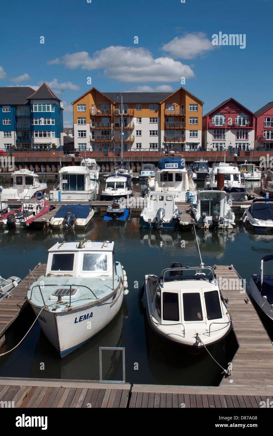 Exmouth Marina, Devon, England, UK Stock Photo - Alamy