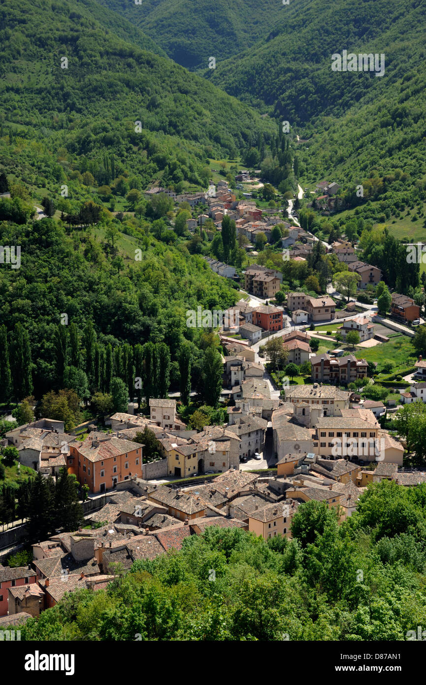 Italy, Le Marche, Valnerina, Visso Stock Photo - Alamy