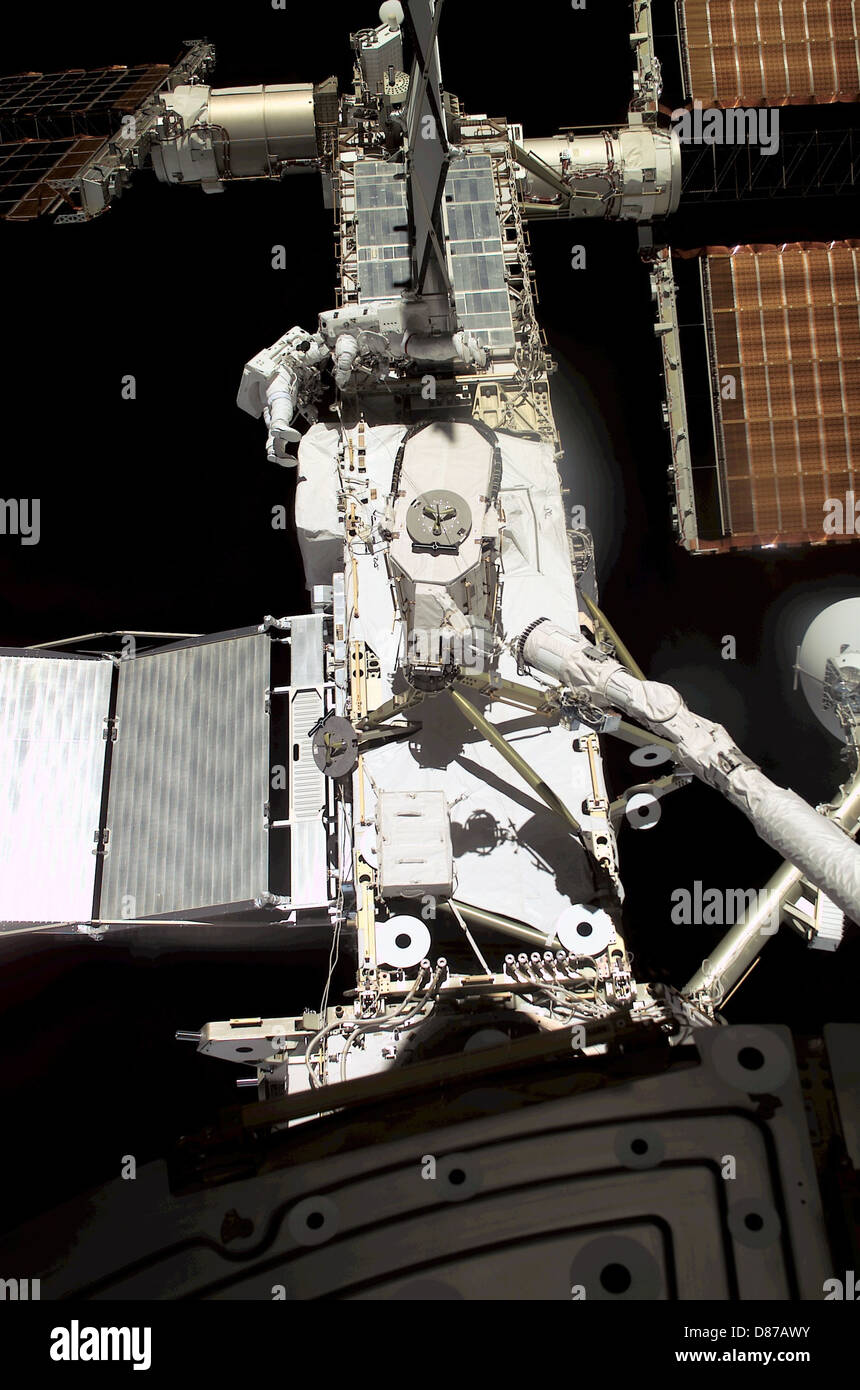 The STS-108 mission delivered the P6 Integrated Truss Structure to the ...