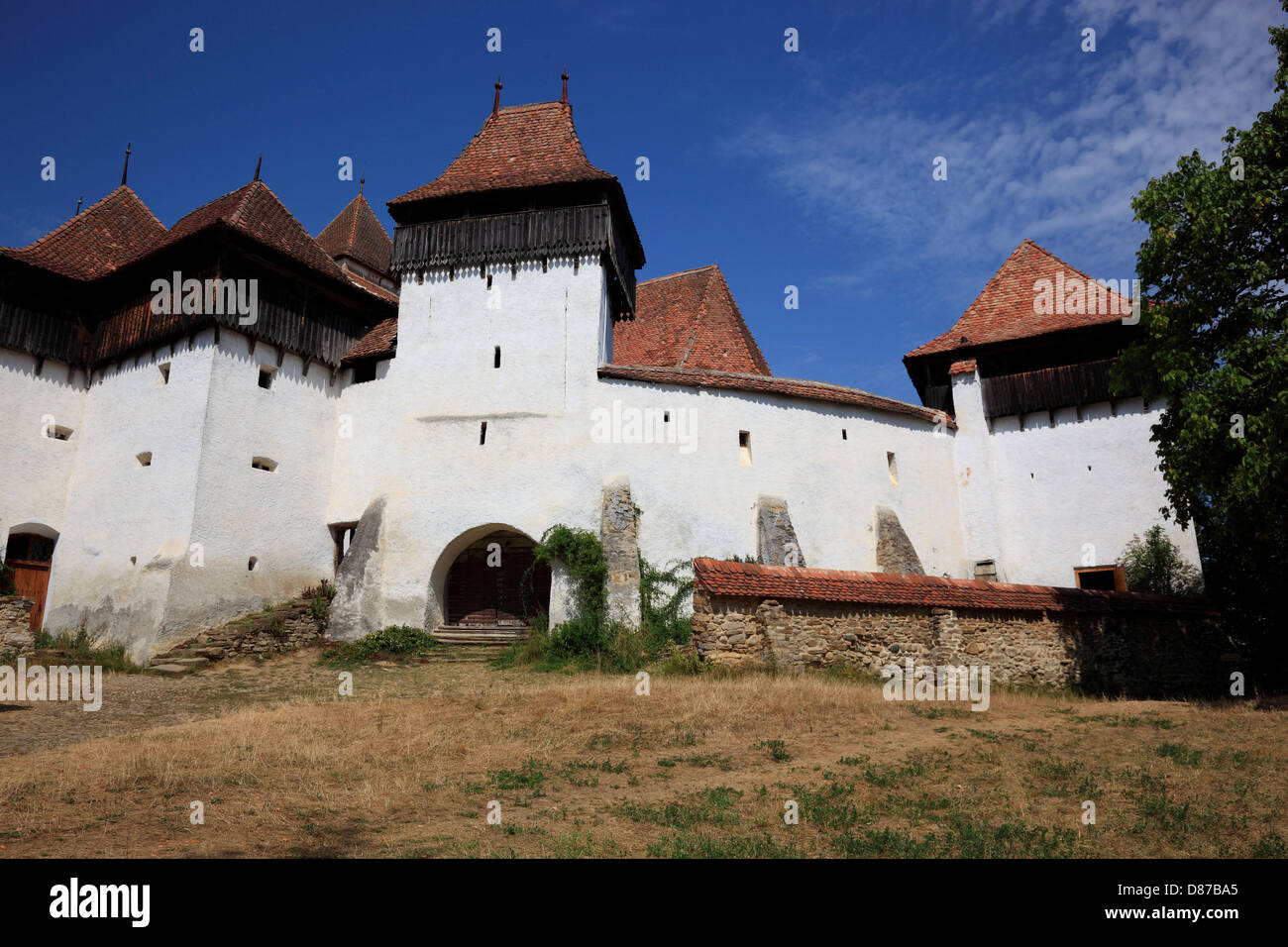 A World Heritage Site by UNESCO: Viscri fortified church, Transylvania ...