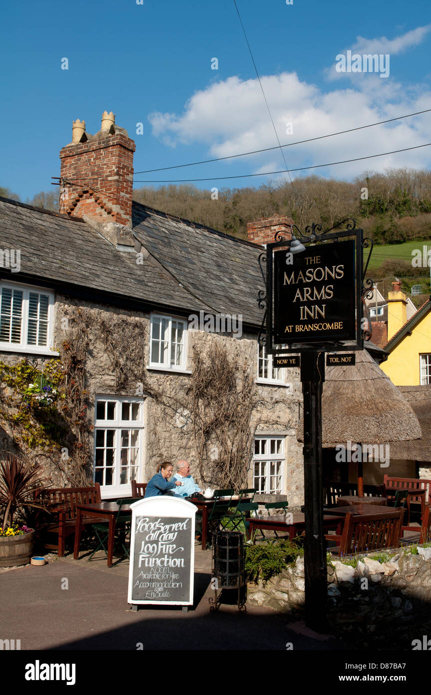Branscombe devon pub village hi-res stock photography and images - Alamy