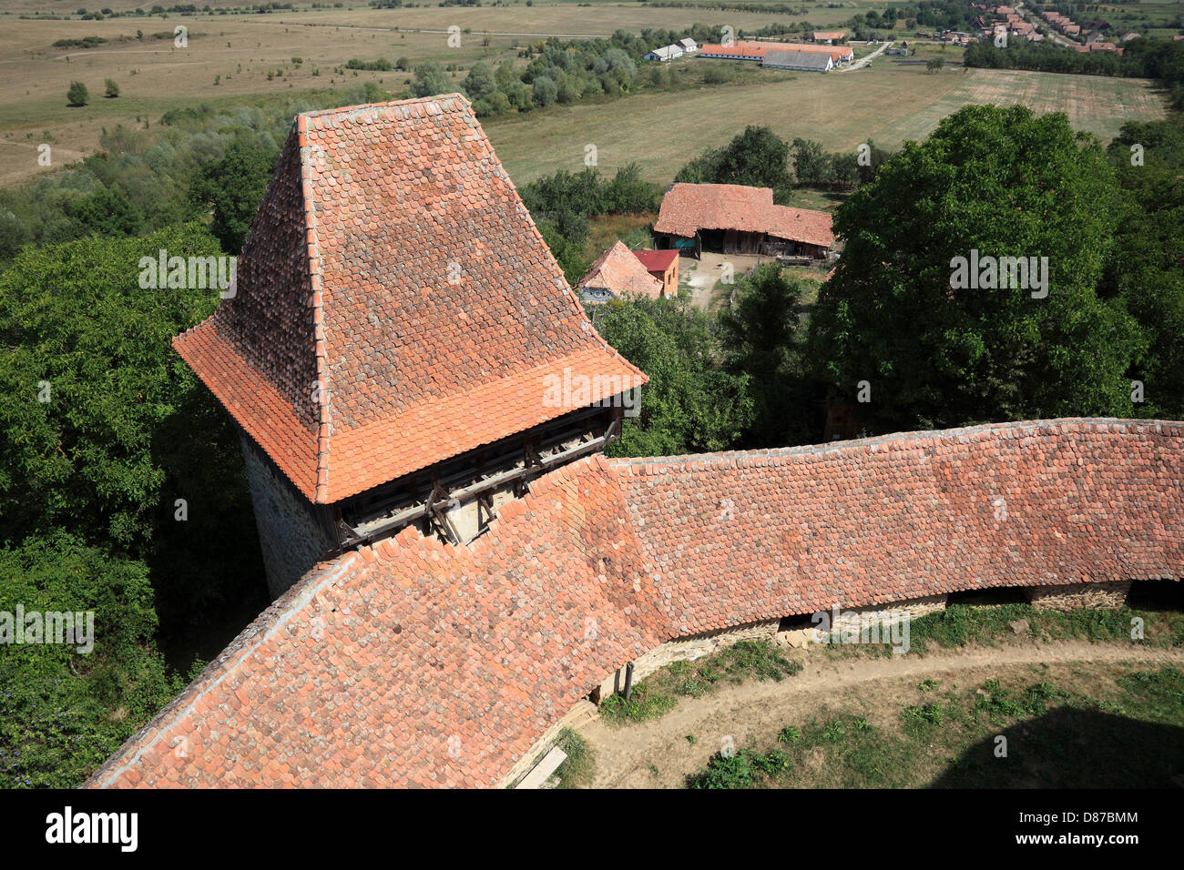 A World Heritage Site by UNESCO: Viscri fortified church, Transylvania ...
