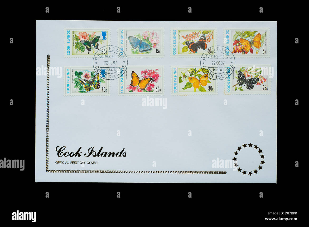 Cook islands stamps hi-res stock photography and images - Alamy