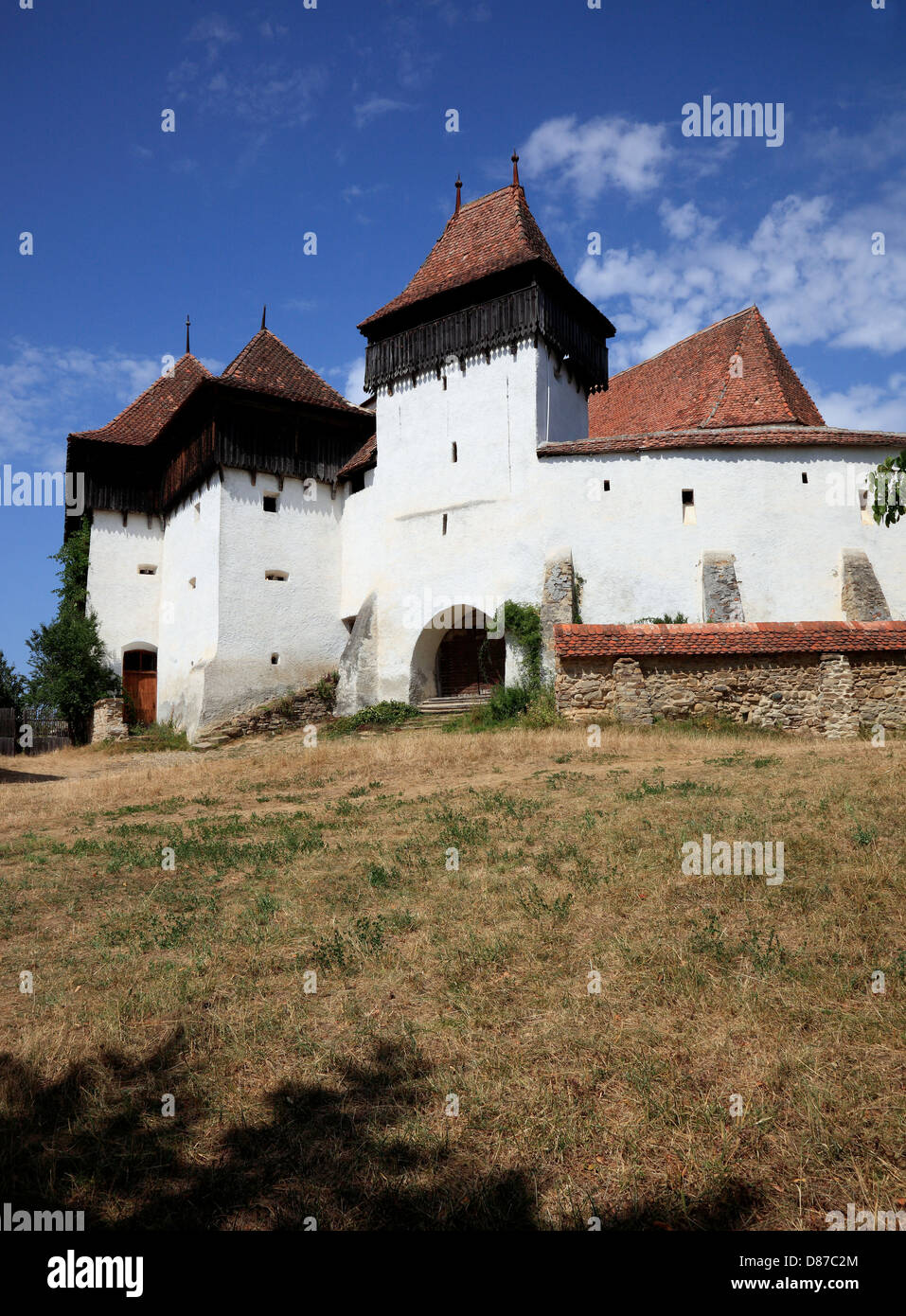 A World Heritage Site by UNESCO: Viscri fortified church, Transylvania ...