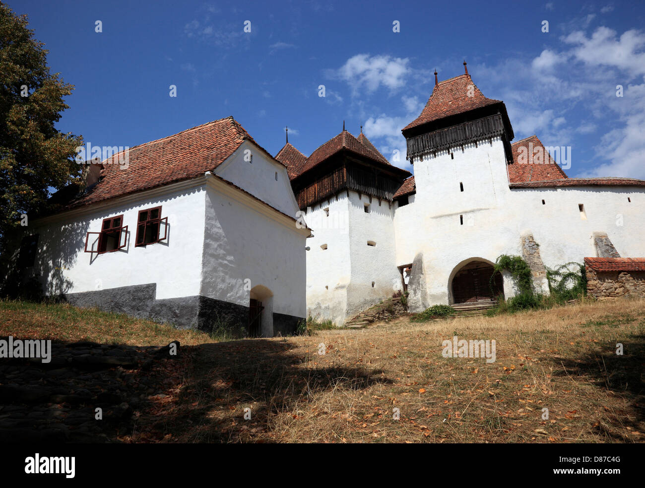 A World Heritage Site by UNESCO: Viscri fortified church, Transylvania ...