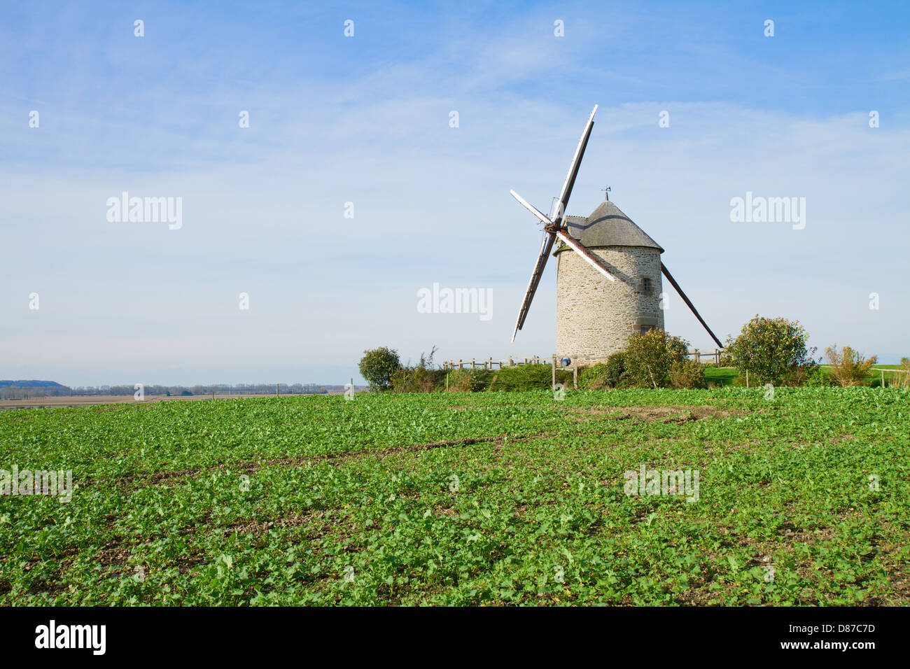 Windmill of moidrey hi-res stock photography and images - Alamy