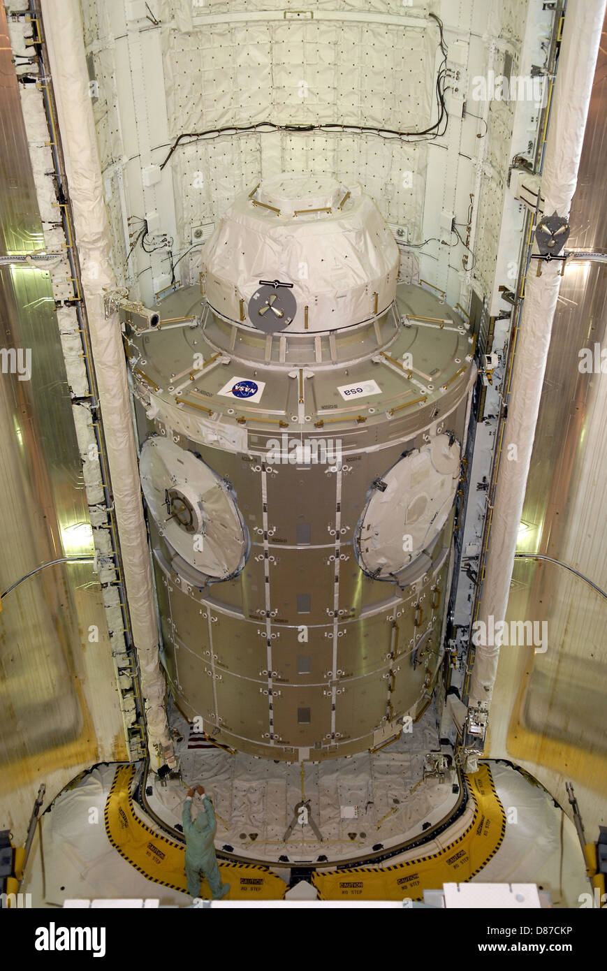 The STS-130 mission's payload changeout room aboard the International ...