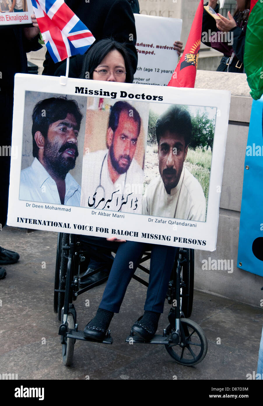 Balochistan Protest outside Downing Street protesting genocide by ...