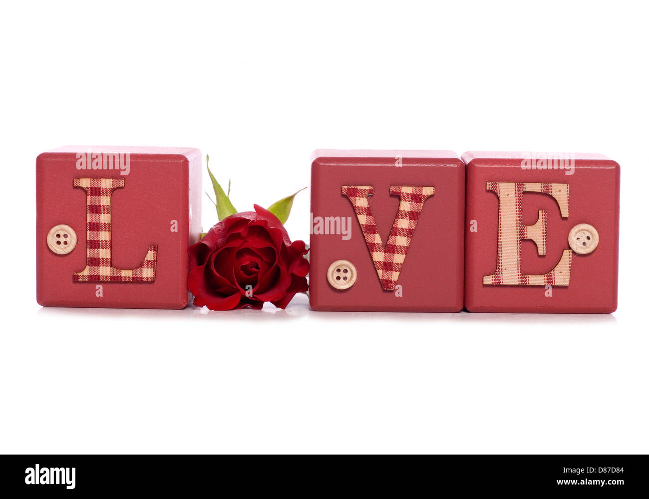 Love rose word hi-res stock photography and images - Alamy