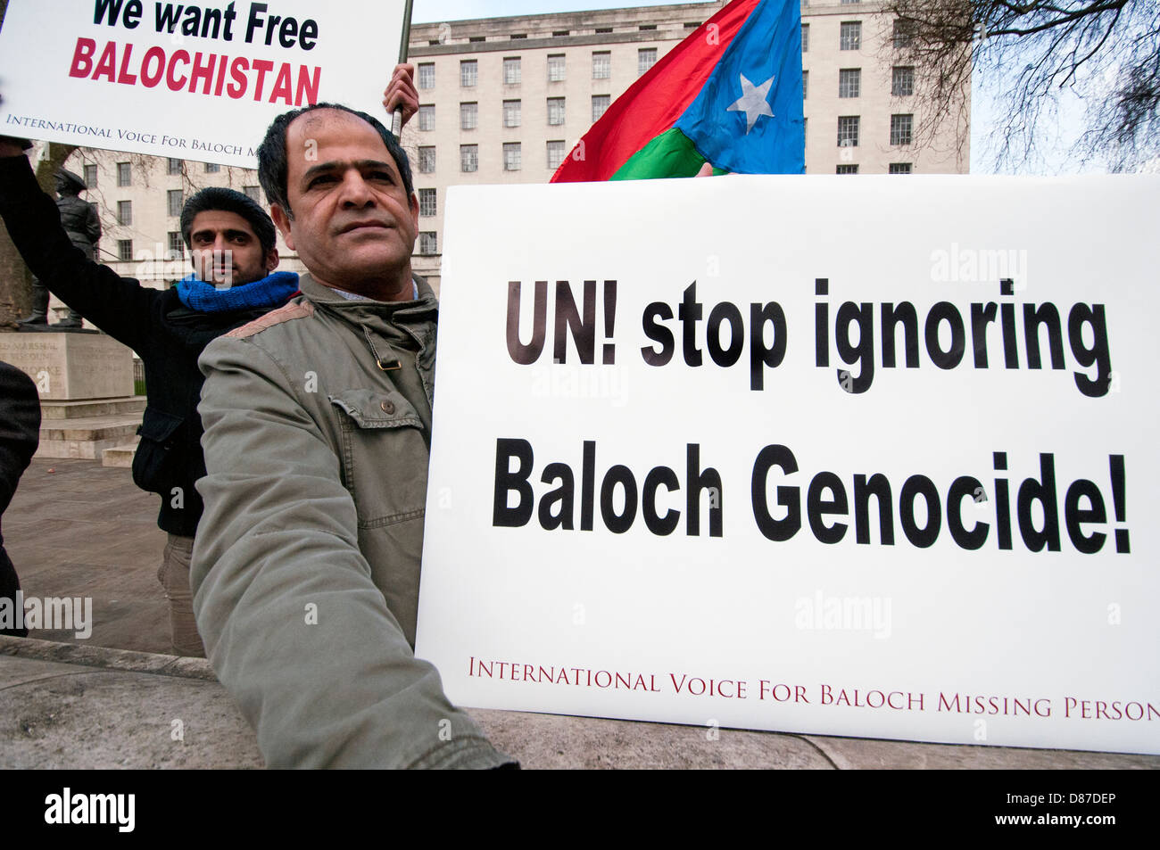 Balochistan Protest outside Downing Street protesting genocide by ...