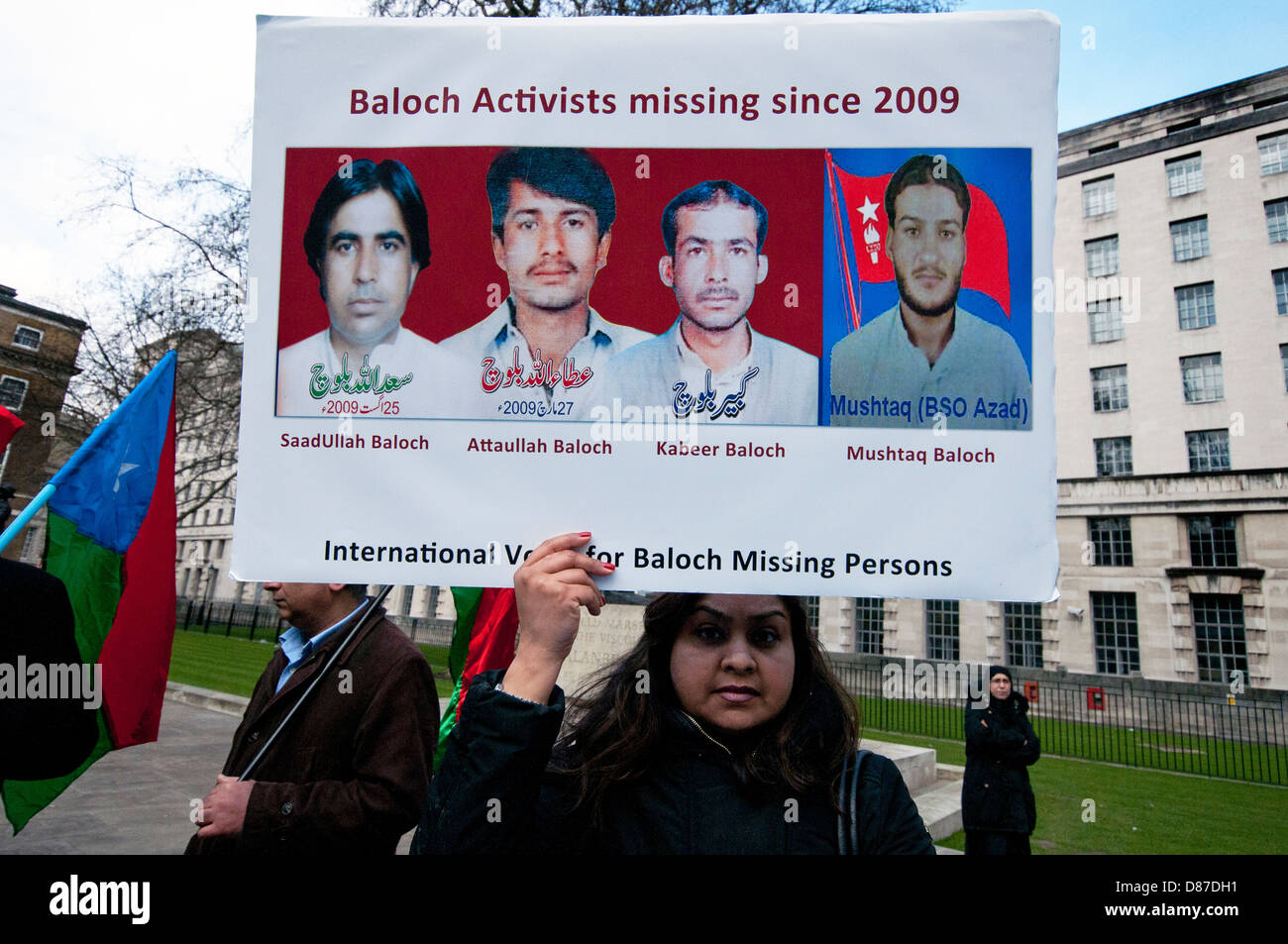 Balochistan Protest outside Downing Street protesting genocide by ...