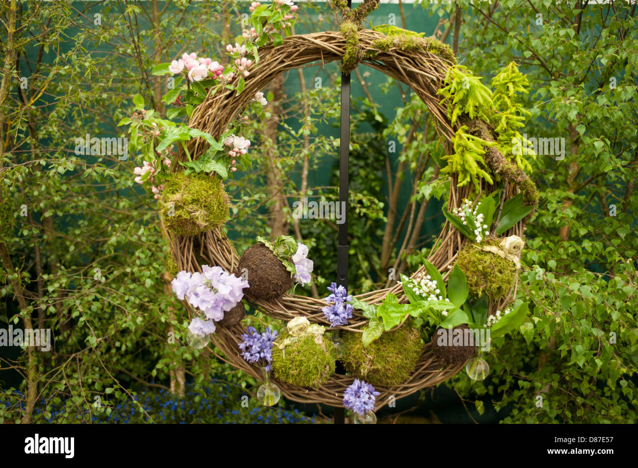 20.5.2013, London, UK. Floral Rings on display in the Great Pavilion at ...
