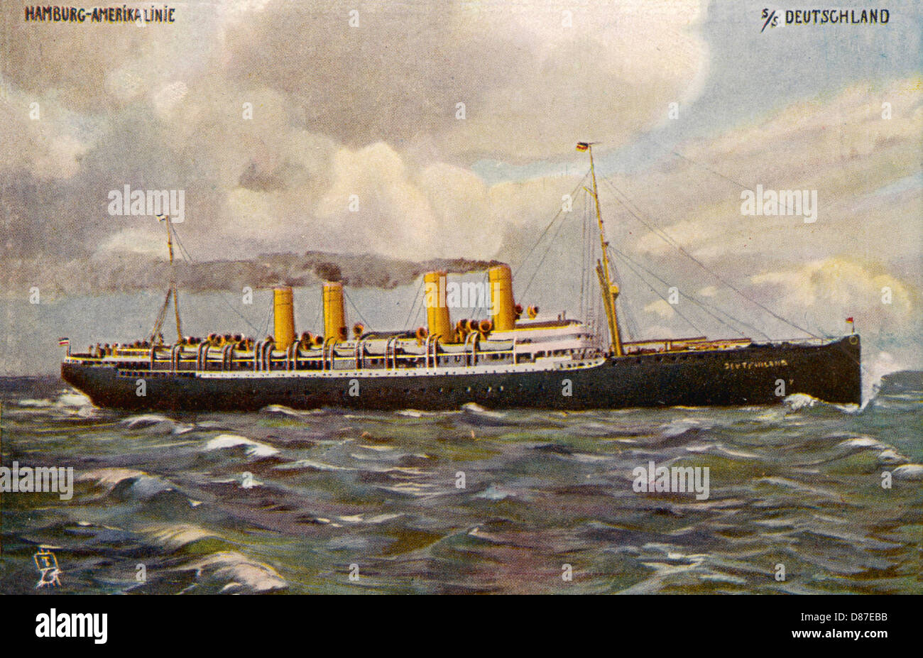 Hamburg amerika line hi-res stock photography and images - Alamy