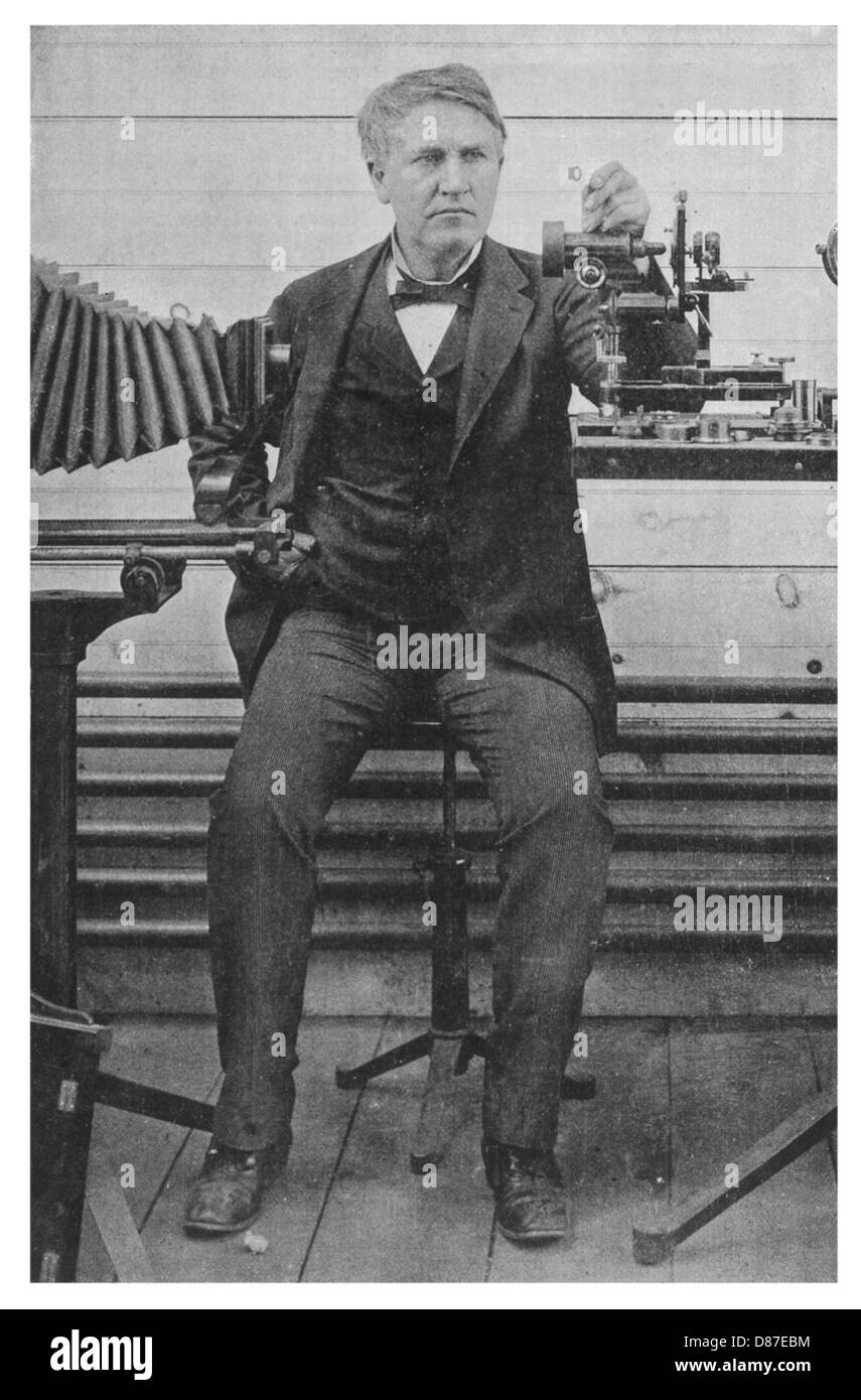 Edison Black and White Stock Photos & Images - Alamy