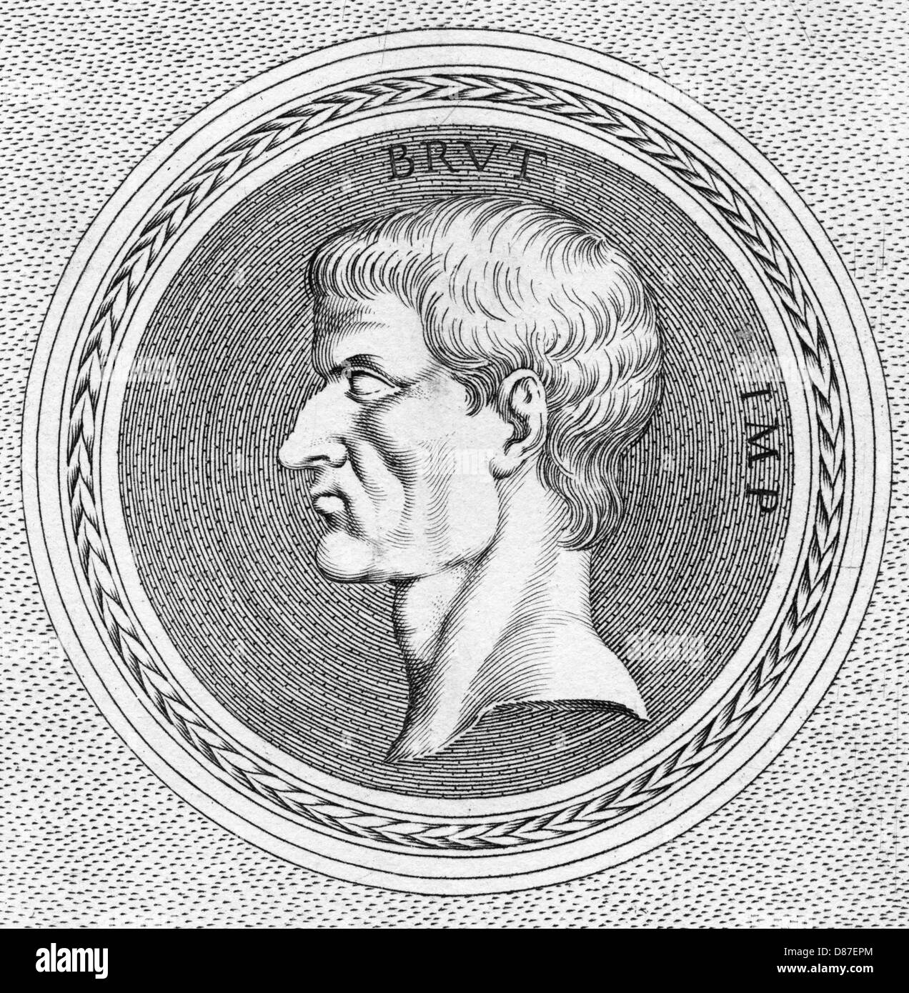 MARCUS JUNIUS BRUTUS/SIL Stock Photo - Alamy