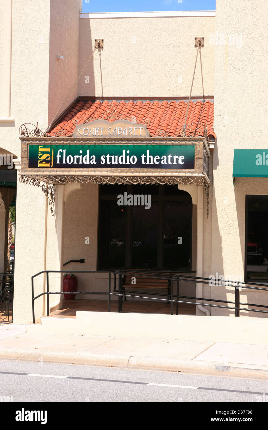 The Florida Studio Theatre in downtown Sarasota Stock Photo - Alamy