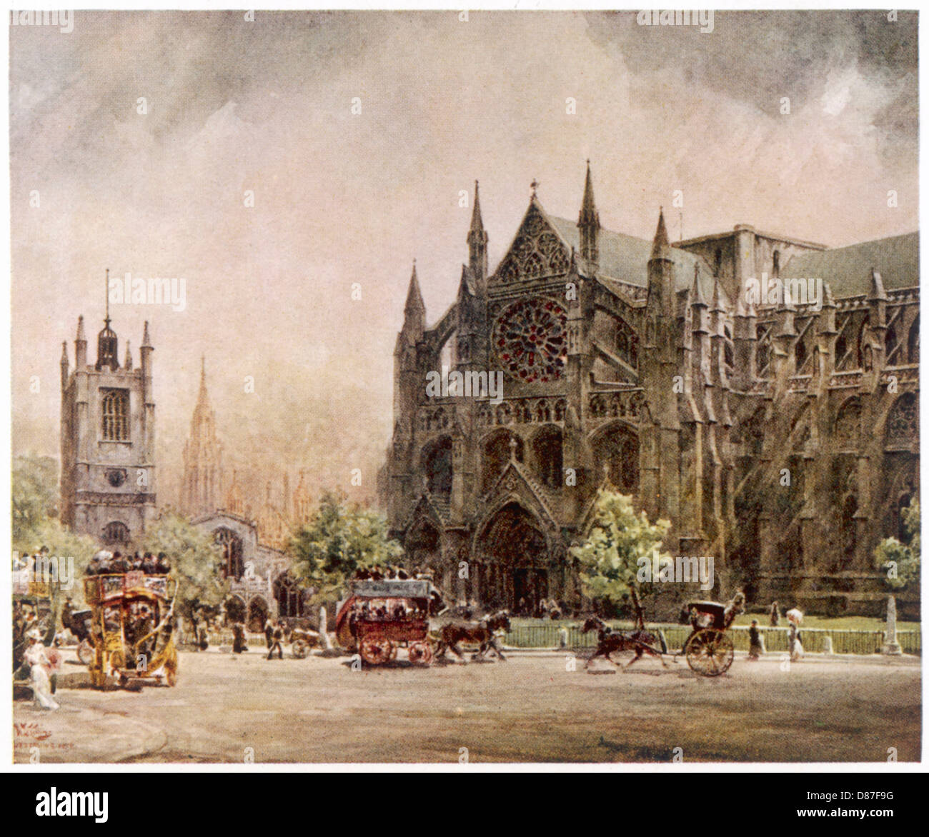 Westminster abbey 1905 hi-res stock photography and images - Alamy