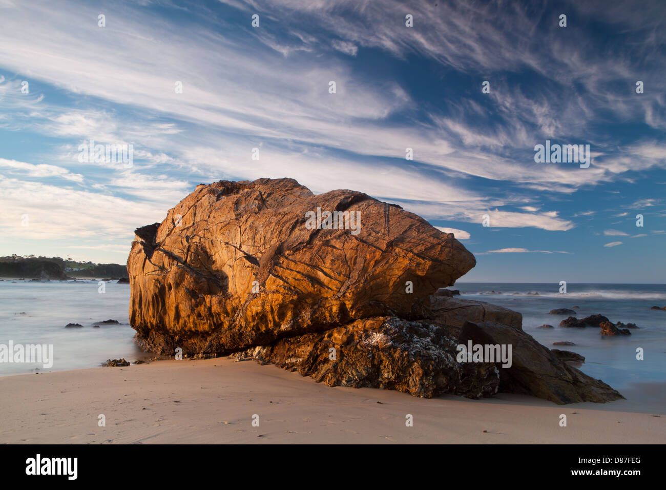 A beautiful afternoon on Glasshouse Rocks Beach near Narooma, NSW ...