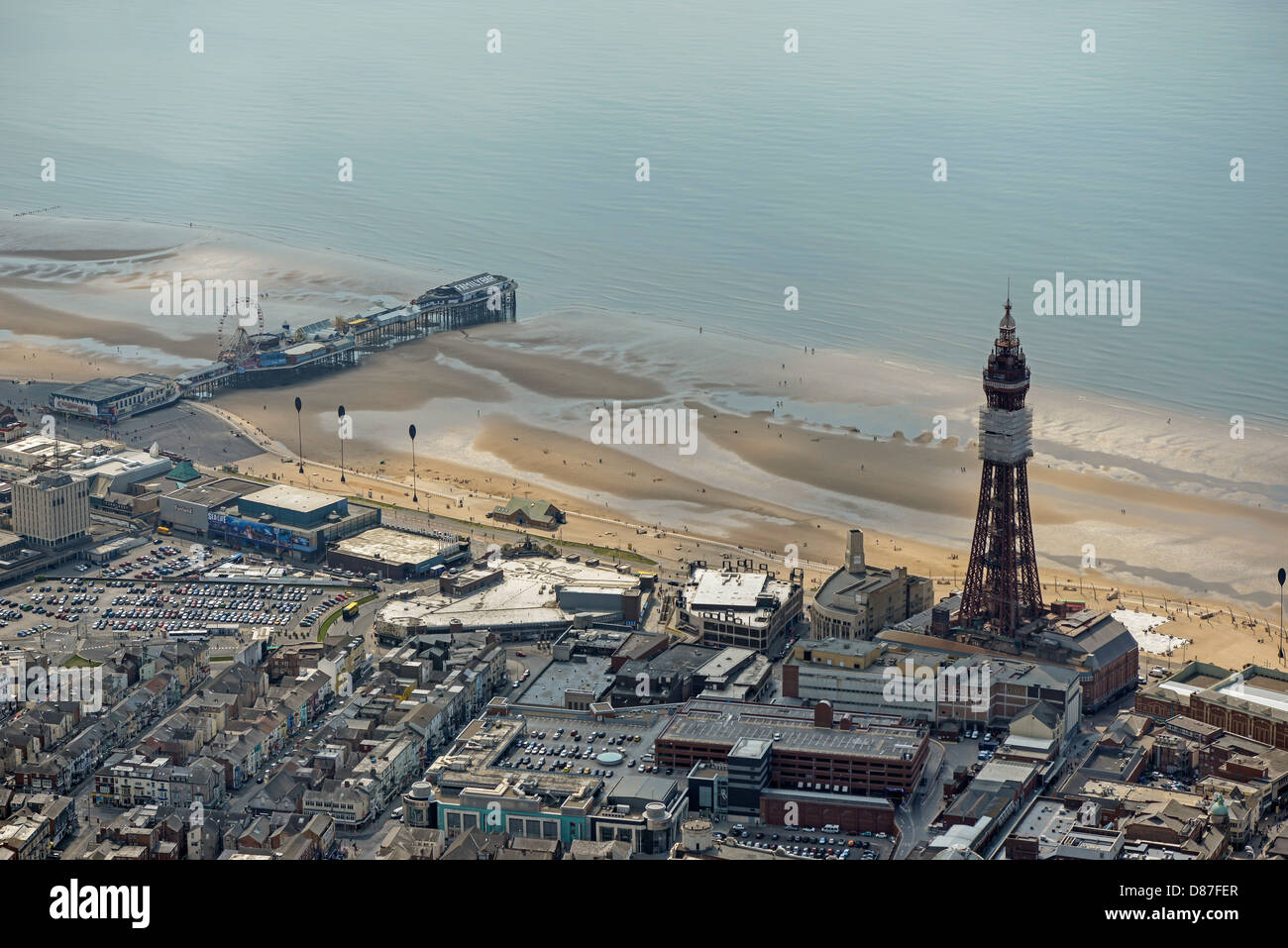 Blackpool tower aerial hi-res stock photography and images - Alamy