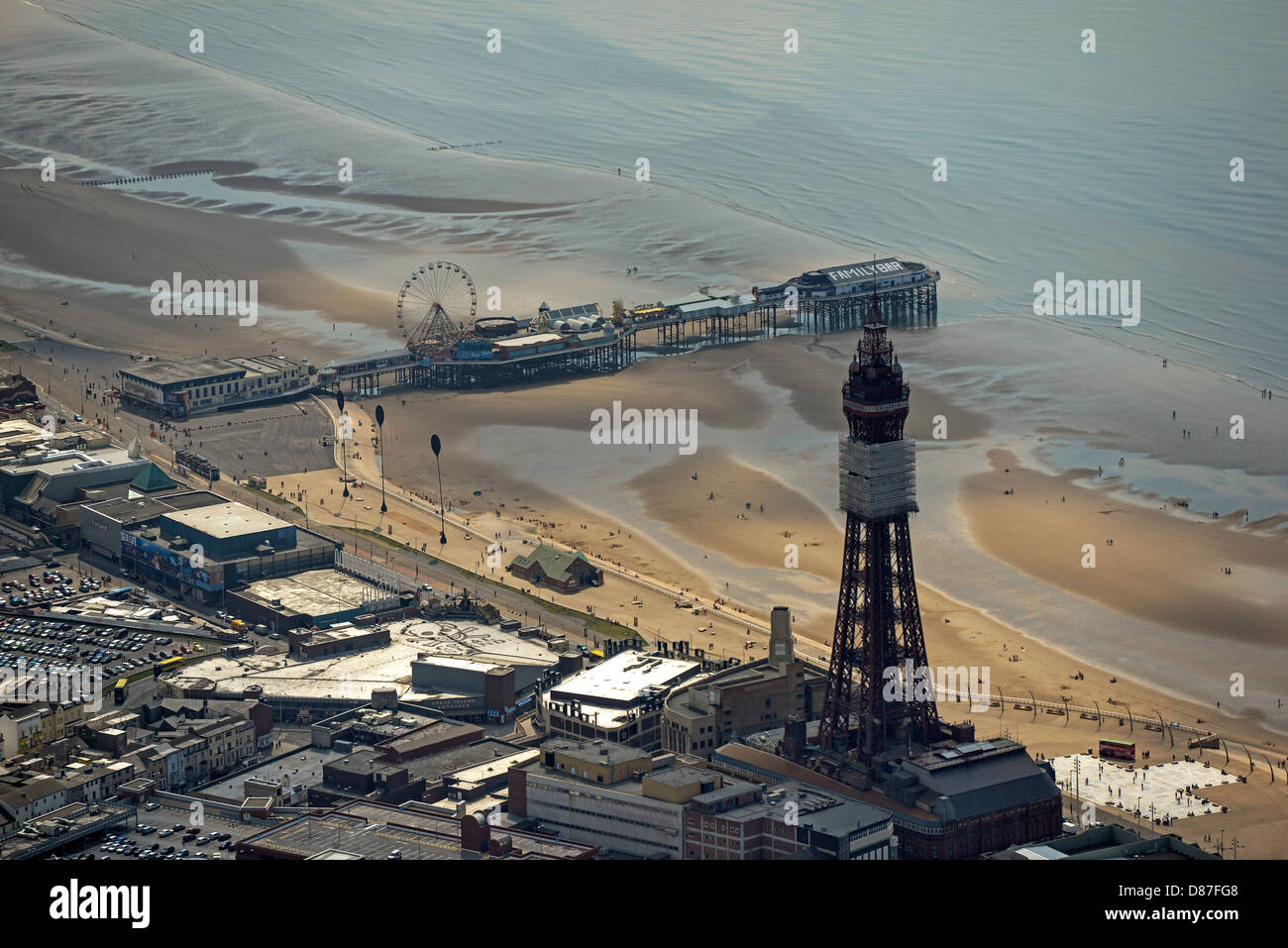 Blackpool tower aerial hi-res stock photography and images - Alamy