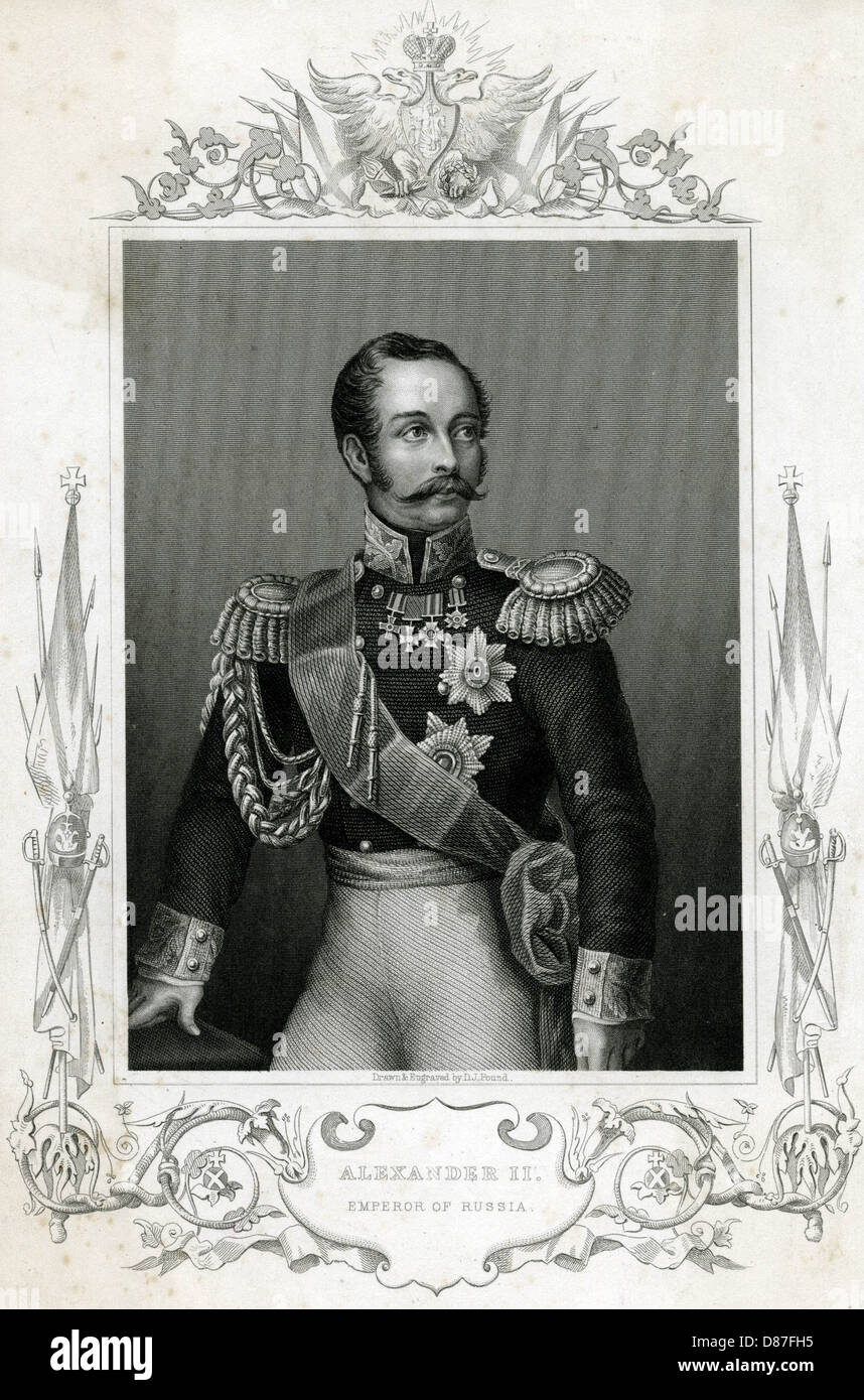 TSAR ALEXANDER II/POUND Stock Photo - Alamy
