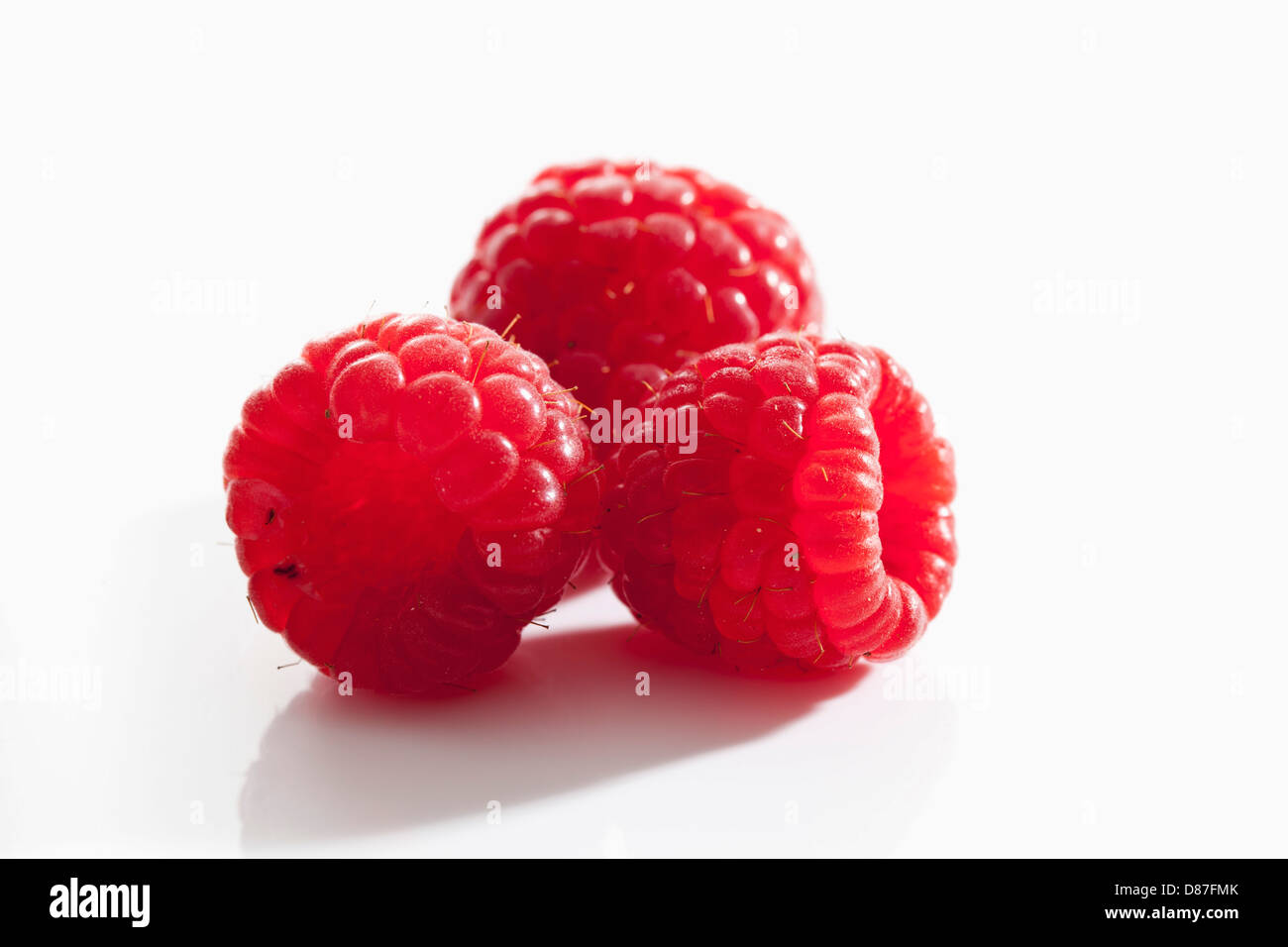 Food close up raspberries Cut Out Stock Images & Pictures - Alamy