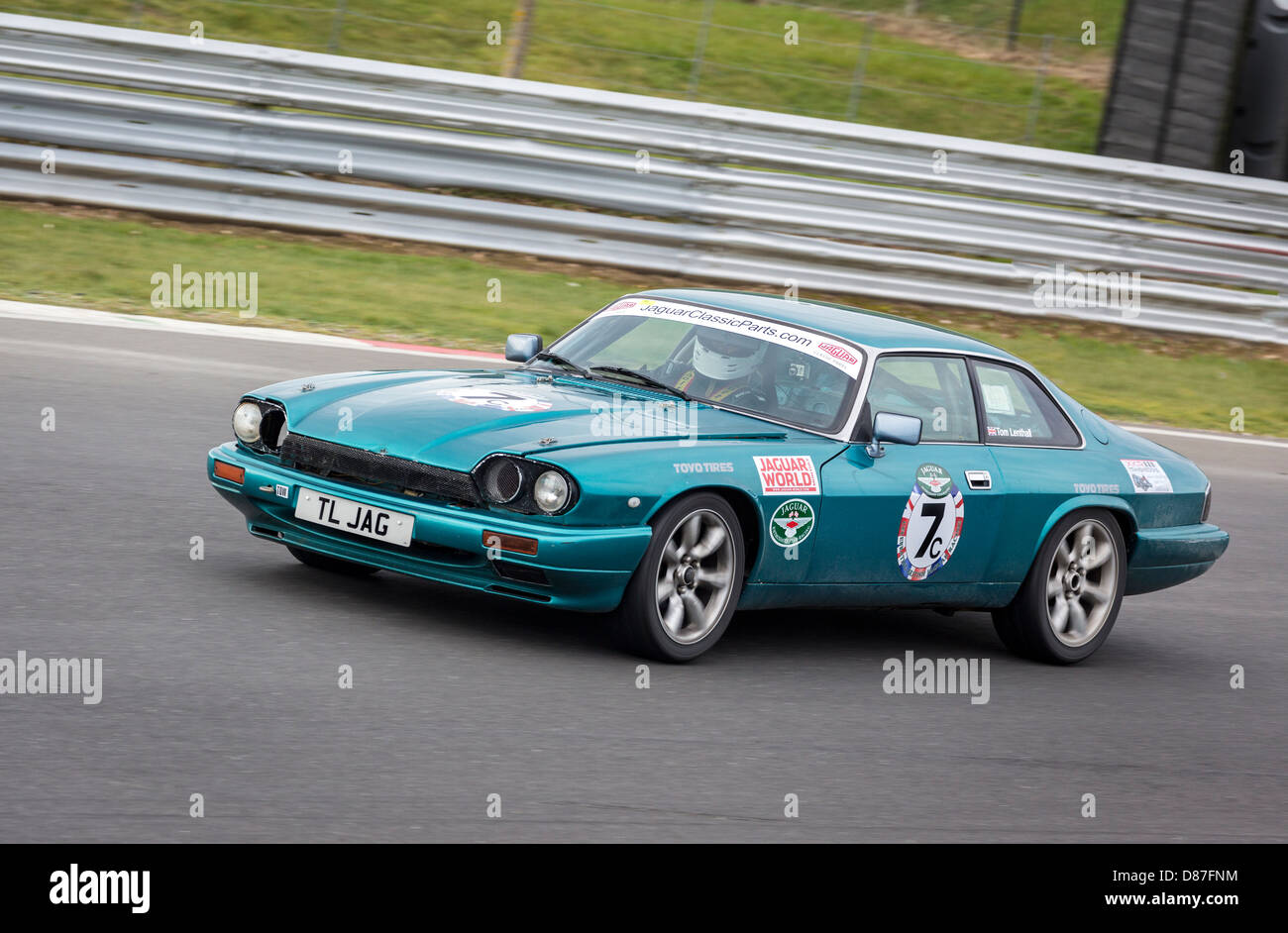 1994 Jaguar XJS with driver Tom Lenthall at the 2013 CSCC Snetterton ...